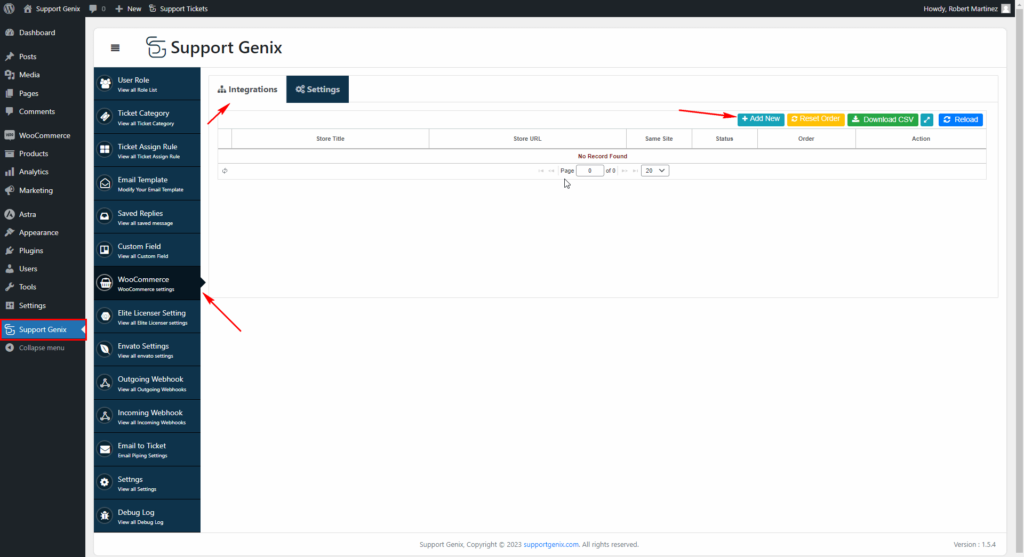 WooCommerce Integration - Support Genix